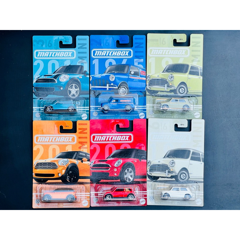 Hobby Store xe mô hình Matchbox Basic Mini Cooper Series Full Set 6 xe ...