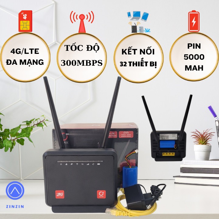 Bộ Phát Wifi Từ Sim 4G, Cục Phát Wifi Từ Sim 4G OLAX-MC50/OLAX-MC60 Tốc Độ 150MB Hỗ Trợ Đa Mạng ...