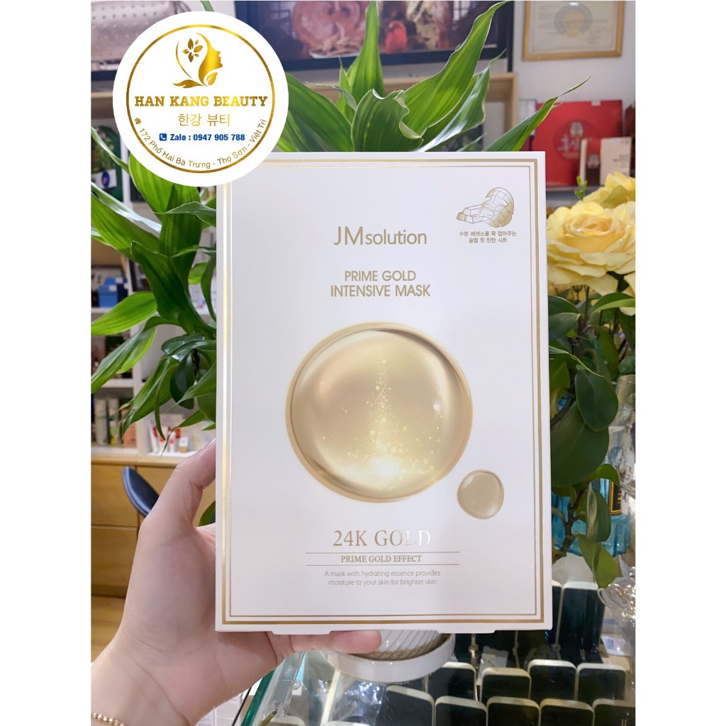Mặt nạ tinh chất 24k nâng cơ, chống lão hóa JM Solution Prime Gold ...