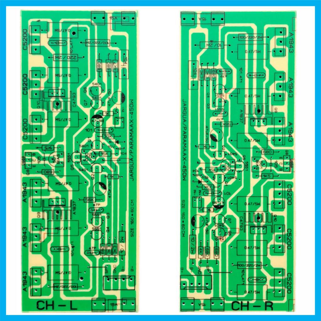 Mạch công suất , pcb mạch công suất 12 sò ra 2 kênh , pcb 6 sò , chưa ...
