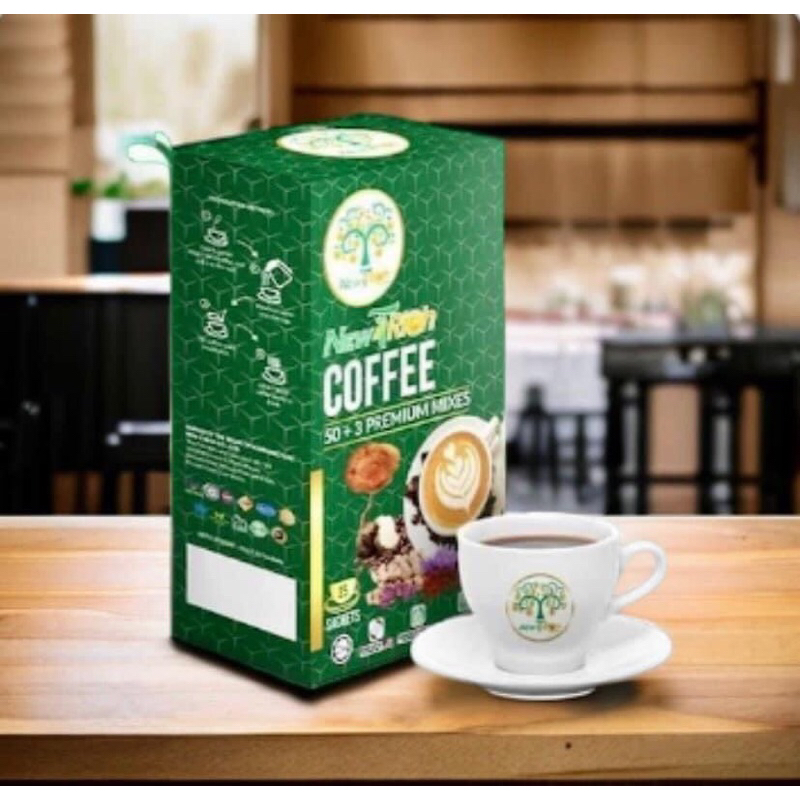 Coffee New Trich tế bào gốc với 50 dưỡng chất 25gói một hộp | Shopee ...
