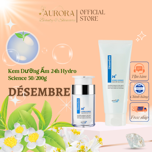 Kem Dưõng Ẩm 24h Hydro Science Cream - DESEMBRE Chính Hãng cho da khô ...
