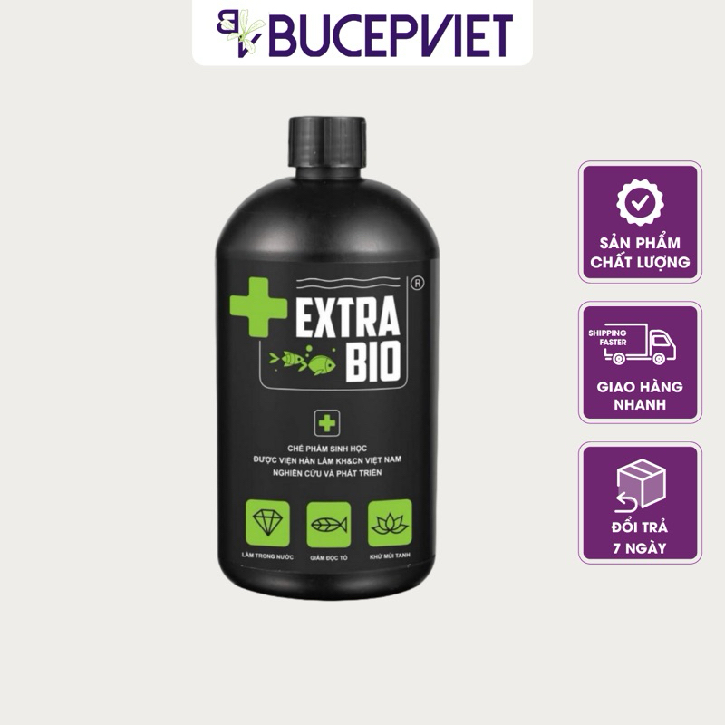 Men vi sinh Extra Bio - trong nước hồ cá, xử lý chất độc trong nước | Shopee Việt Nam