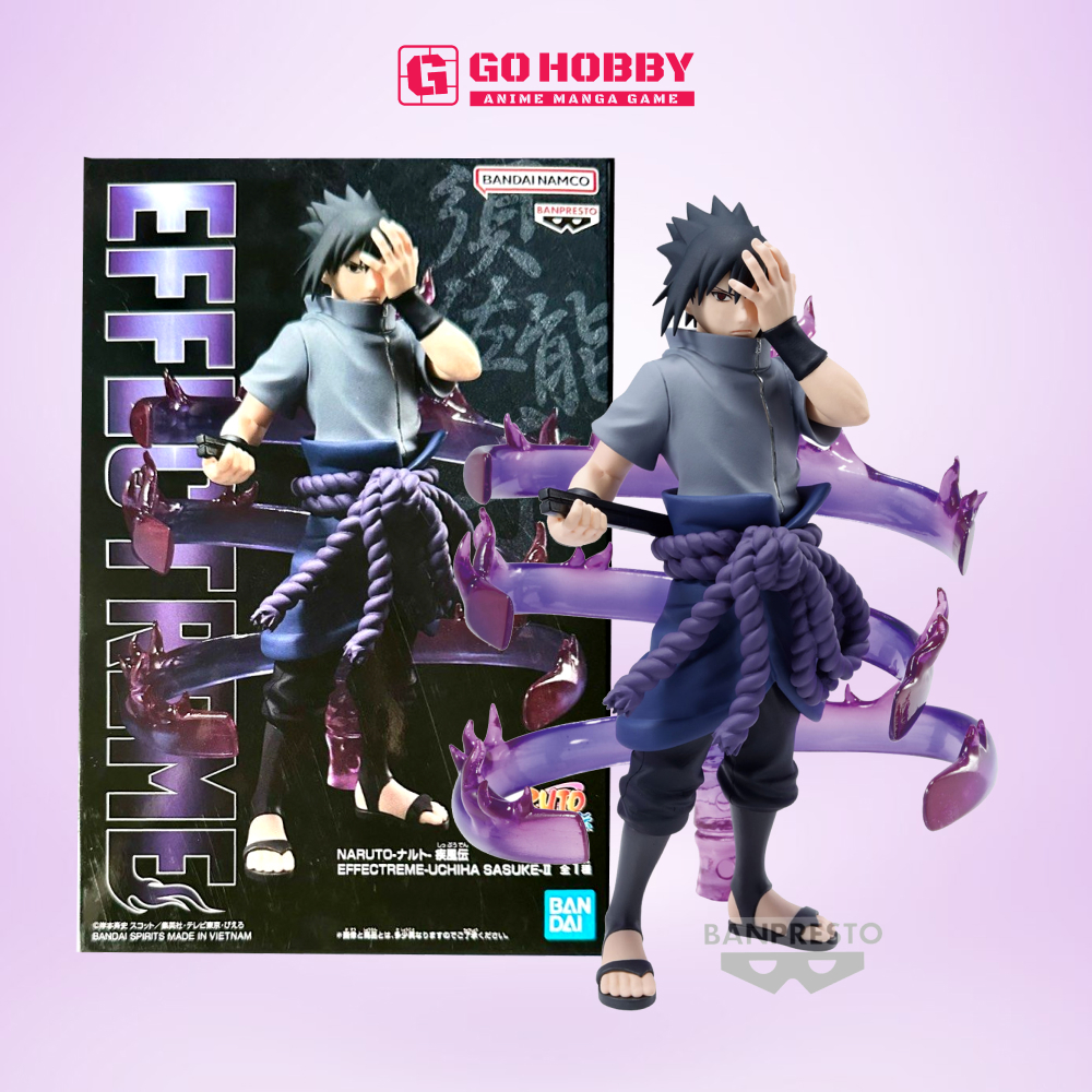 BANPRESTO | Naruto Shippuden: Effectreme - Uchiha Sasuke | Đồ chơi mô ...