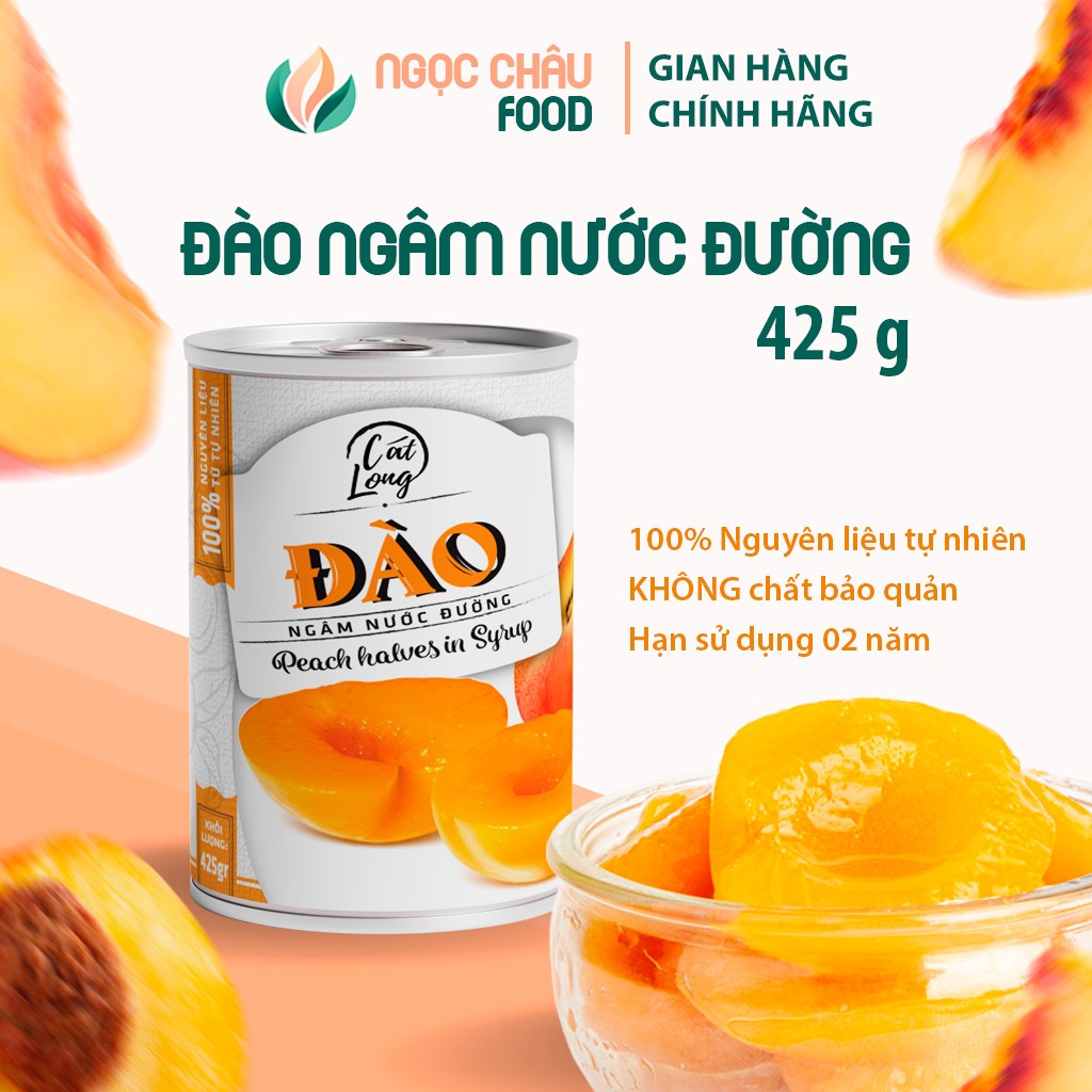 Đào Ngâm Nước Đường Asia Home 565g 100% Nguồn Nguyên Liệu Tự Nhiên ...