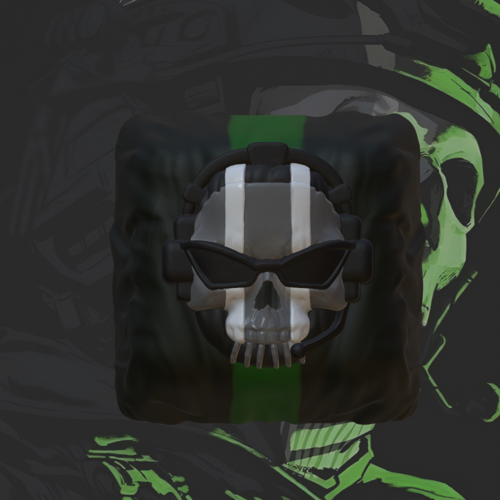 Keycap Ghost - Call Of Duty Keycap - Keycap Artisan | Shopee Việt Nam