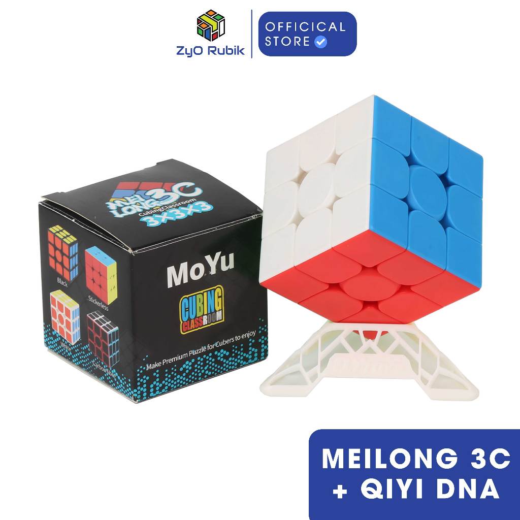 Combo Rubik Moyu Meilong 3C + Đế QiYi DNA ( Full màu ) - ZyO Rubik ...