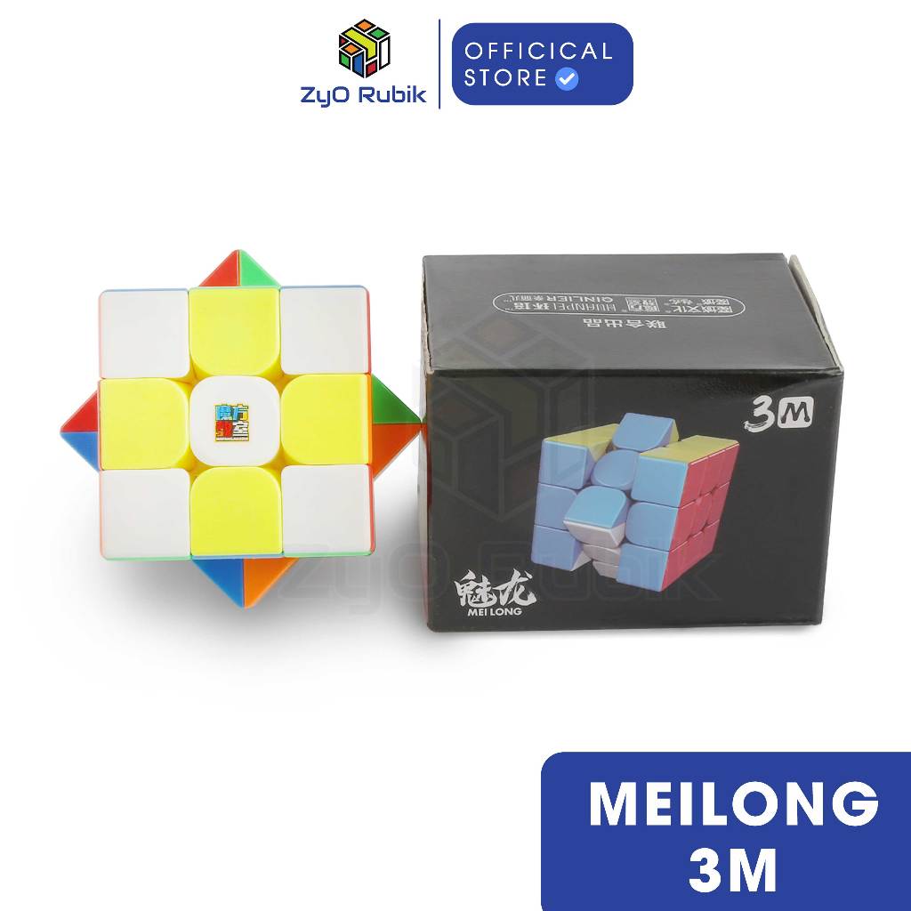 Rubik 3x3 Meilong 3M/ Moyu Meilong 3M Stickerless cao cấp ( Đã được ...