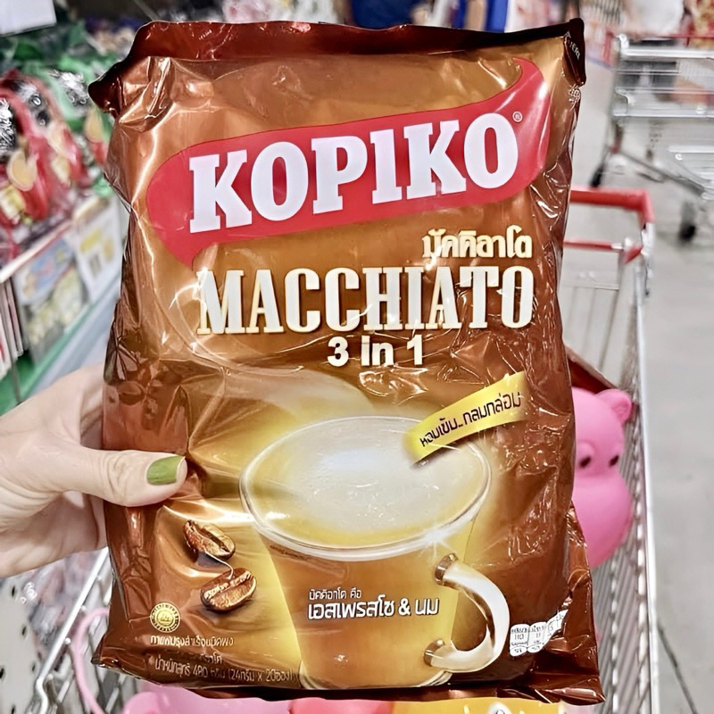 Caphe sữa Kobiko machiato Thái Lan ( 1 túi 20 gói) chính hãng | Shopee Việt Nam