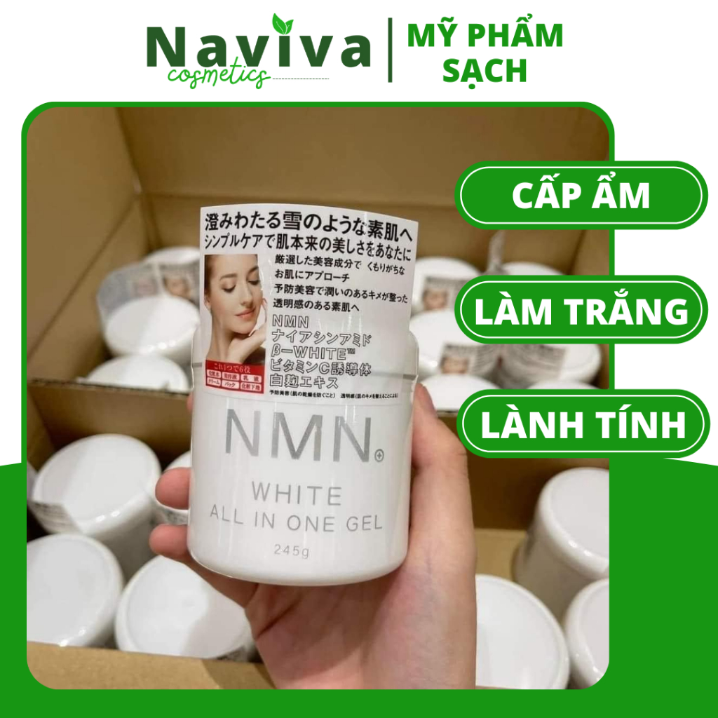 Kem dưỡng NMN White All In One Gel 245g, Kem dưỡng NMN Nhật Bản chính hãng | Shopee Việt Nam