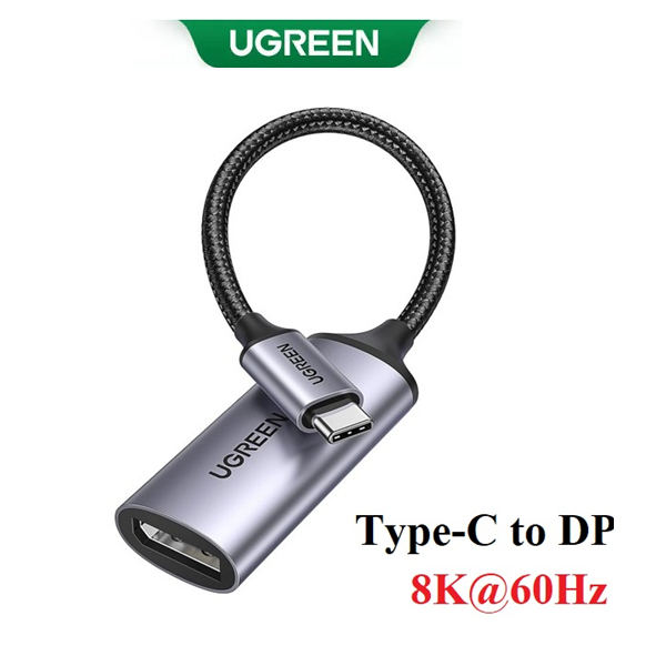 Cáp chuyển đổi UGREEN USB Type-C to DP hỗ trợ 8K@60Hz 15575 bọc nhôm cao cấp | Shopee Việt Nam