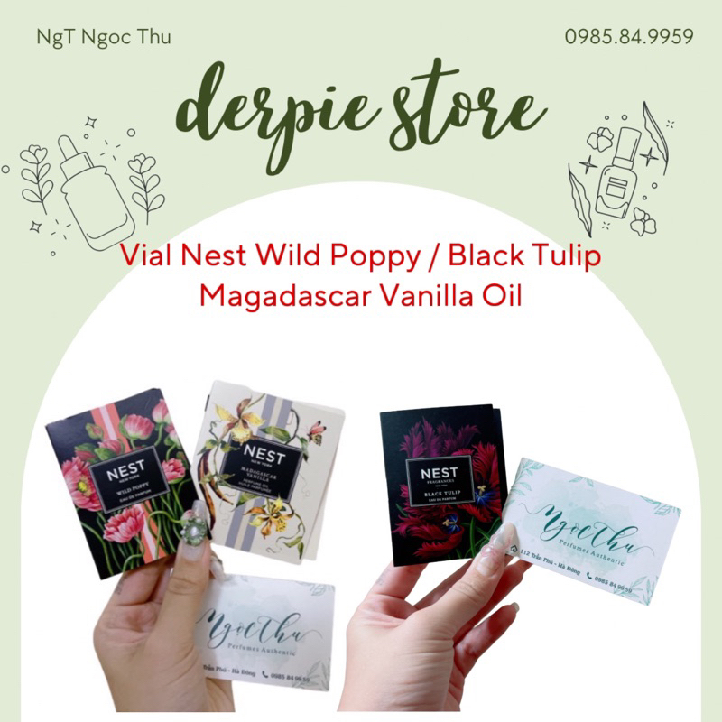 [ VIAL 1.5ML ] Nước hoa/Tinh dầu nữ Nest Wild Poppy EDP / Madagascar ...