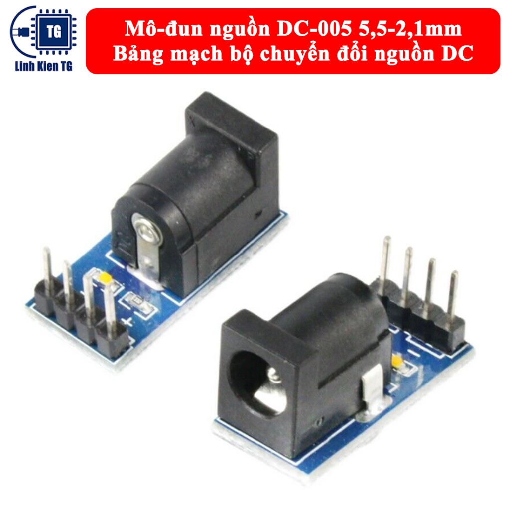 Bảng mạch bộ chuyển đổi nguồn DC-005 (5,5-2,1mm) | Shopee Việt Nam