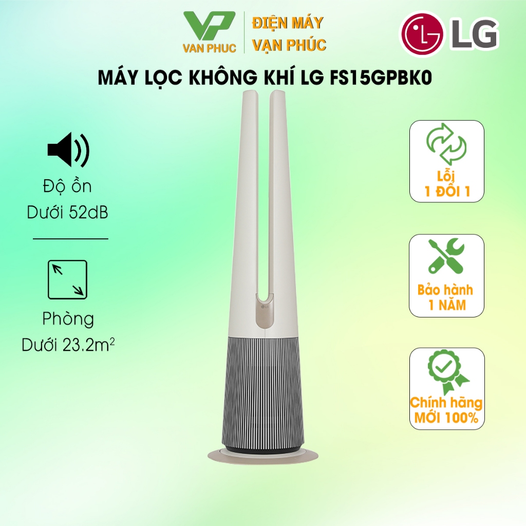 Máy lọc không khí LG PuriCare AeroTower Hit FS15GPBK0 40W-bảo hành ...