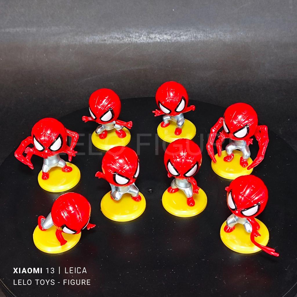 MARVEL CHIBI - Bộ 8 SPIDER MAN MINI - 5cm - 50g - NO BOX | Shopee Việt Nam