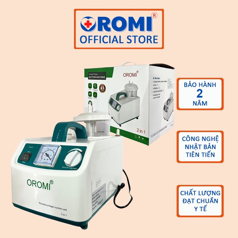 Máy Xông Hút 2 Trong 1 OROMI SS-6A, 2 Chức Năng Xông Khí Dung + Hút ...