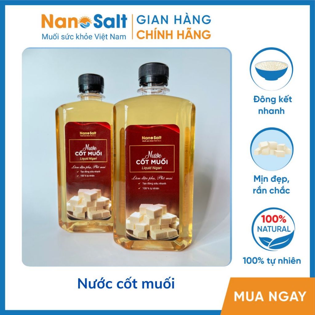 Nước Cốt Muối Làm Đậu Phụ/ Tàu Hũ Siêu Nhanh,Siêu Béo/ Liquid Nigari ...