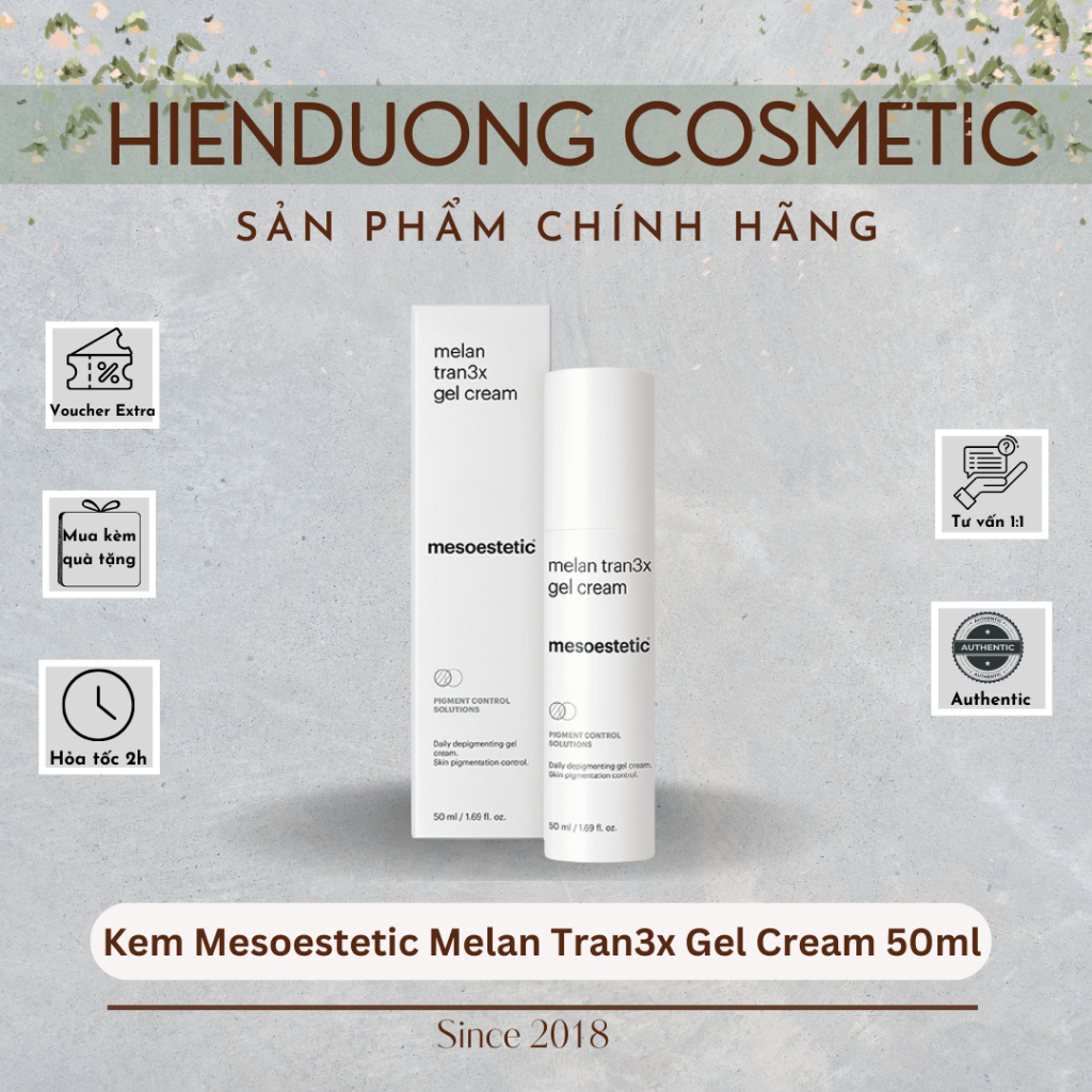 Kem Dưỡng Mesoestetic Melan Tran3x Gel Cream 50ml | Kem dưỡng giảm thâm ...