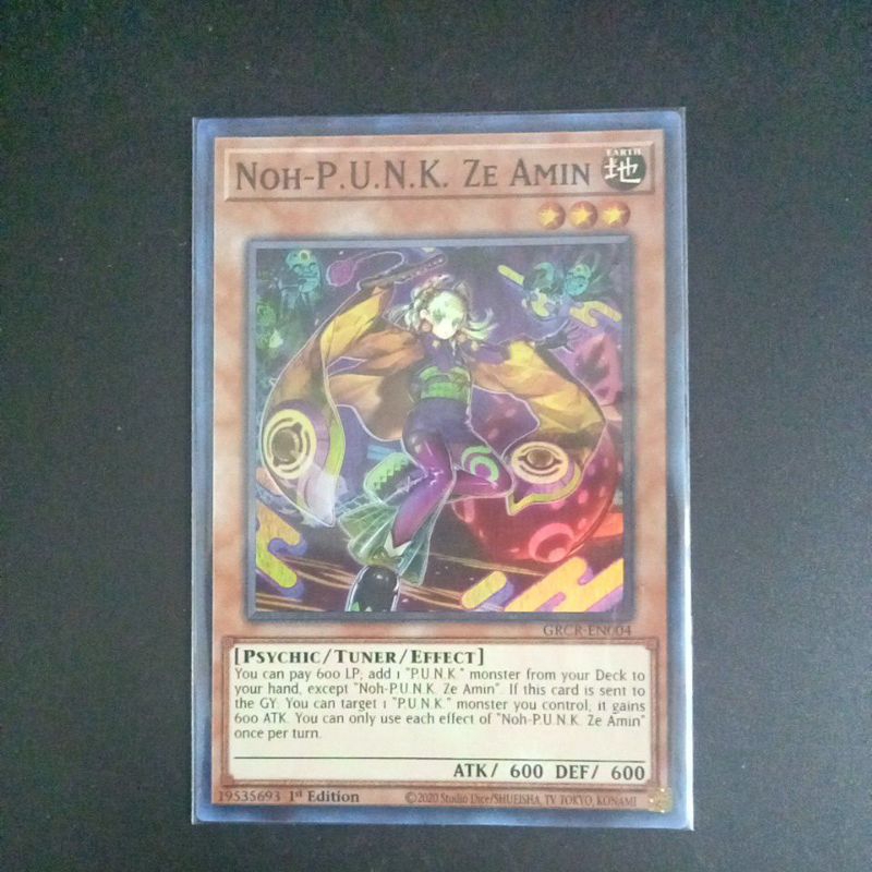 Noh-P.U.N.K. Ze Amin - GRCR-EN004 - Super Rare 1st Edition [ Bài Yugioh ...
