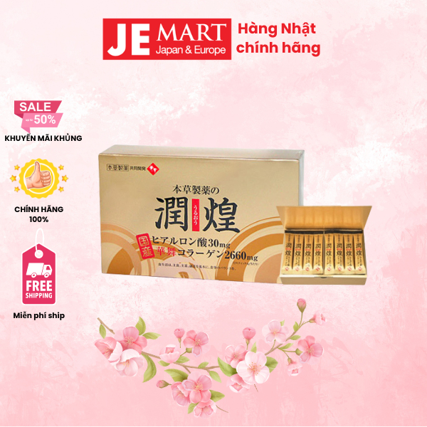 Bột Uống Trẻ Hóa Da Collagen Cao Cấp Hanamai Gold Premium 60 Gói Nhật ...