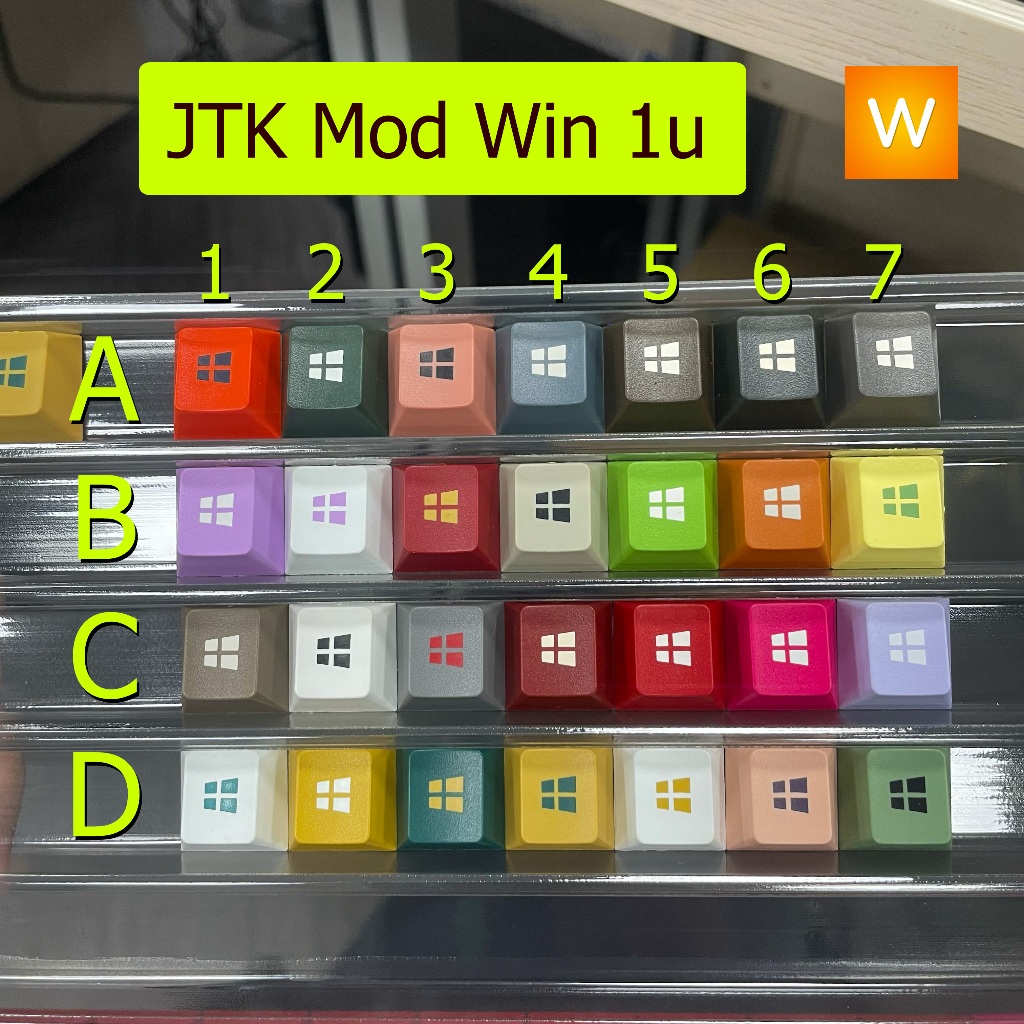 JTK Keycap Nút Windows 1u - Nút lẻ bàn phím cơ - JTK Grab | Shopee Việt Nam