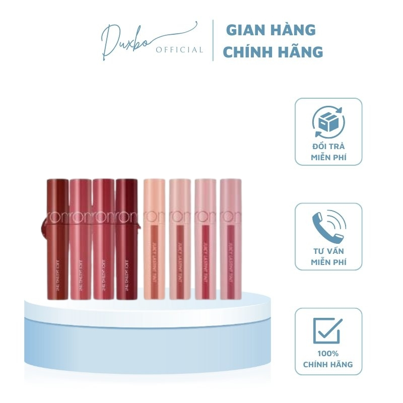Son Tint Bóng Romand Glasting Juicy Lasting Tint 5 5g Căng Bóng Siêu
