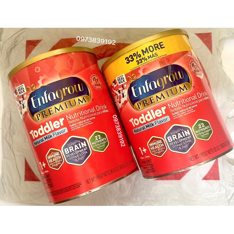 [BayAir-CóSẵn]Sữa EnfaGrow nắp vàng Mỹ 907g-1,04g date 2025 mẫu mới! | Shopee Việt Nam
