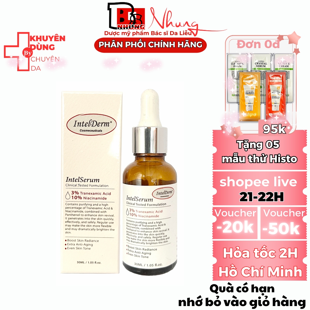 Tinh chất chống lão hóa IntelSerum Intelderm Niacinamide 10% - Cấp ẩm ...