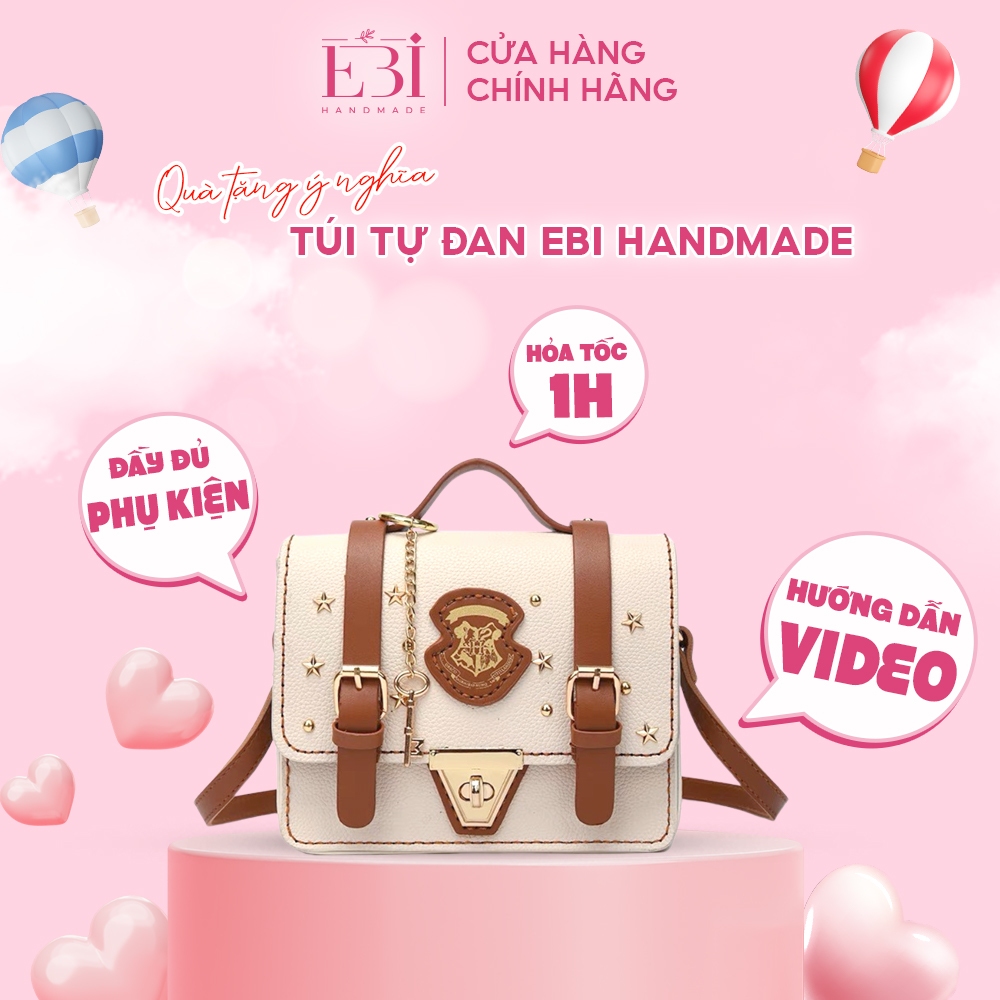 Túi xách tự đan EBI HANDMADE in hình Harry Potter phong cách Anh Quốc ...
