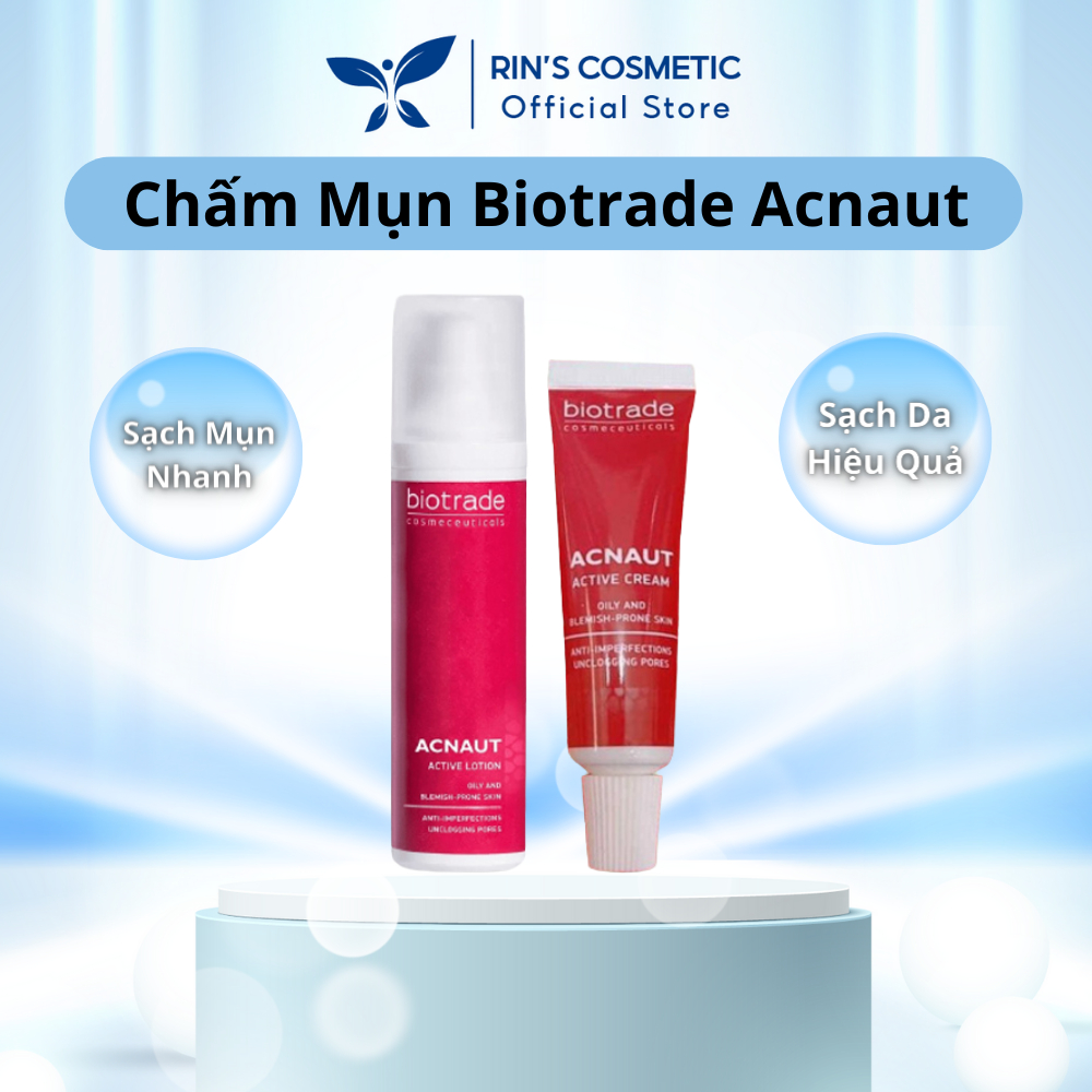 Kem chấm mụn Biotrade Acnaut Active Cream giúp giảm mụn trắng sáng da ...