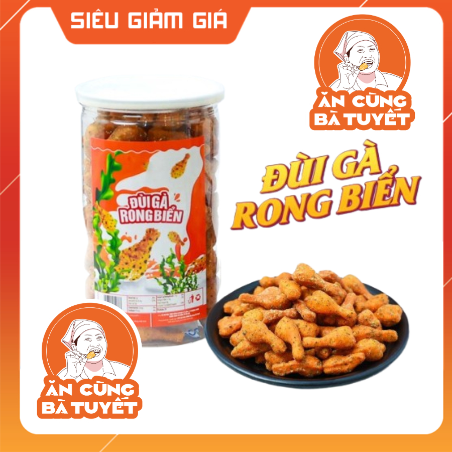 ĐÙI GÀ RONG BIỂN - Tặng 1 phần quà ngẫu nhiên - Ăn Cùng Bà Tuyết NGON ...