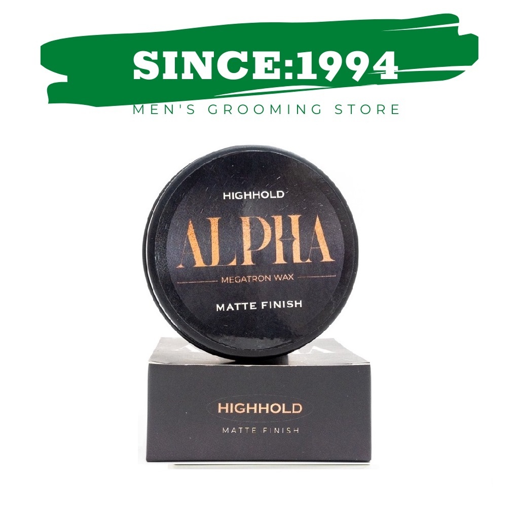ALPHA | Sáp vuốt tóc Alpha Clay Wax tạo độ khô tự nhiên, làm dày tóc ...