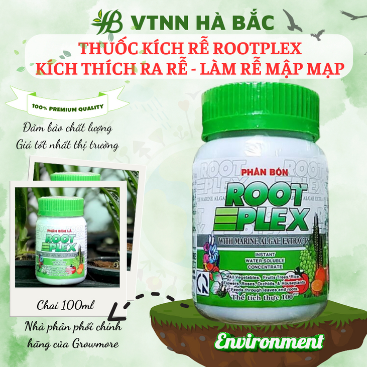 Phân Bón Lá ROOT PLEX - Phân Bón RootPlex Hữu Cơ Rong Biển (100ml ...