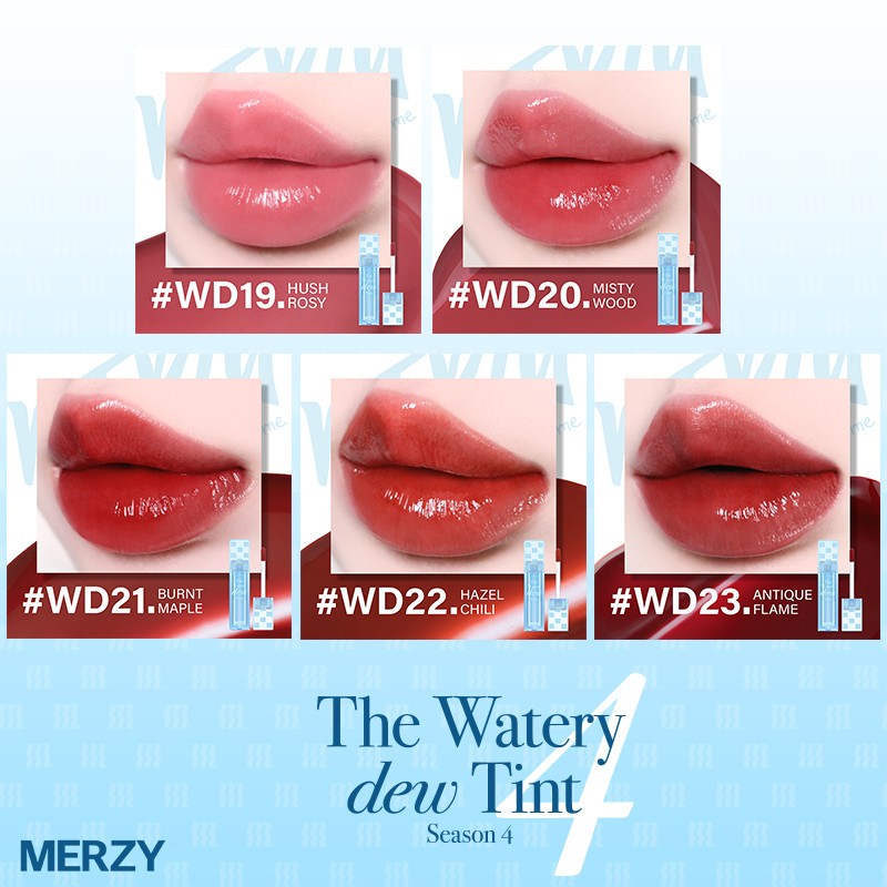 Son Tint Lì Merzy The Watery Dew Tint 4g | Shopee Việt Nam