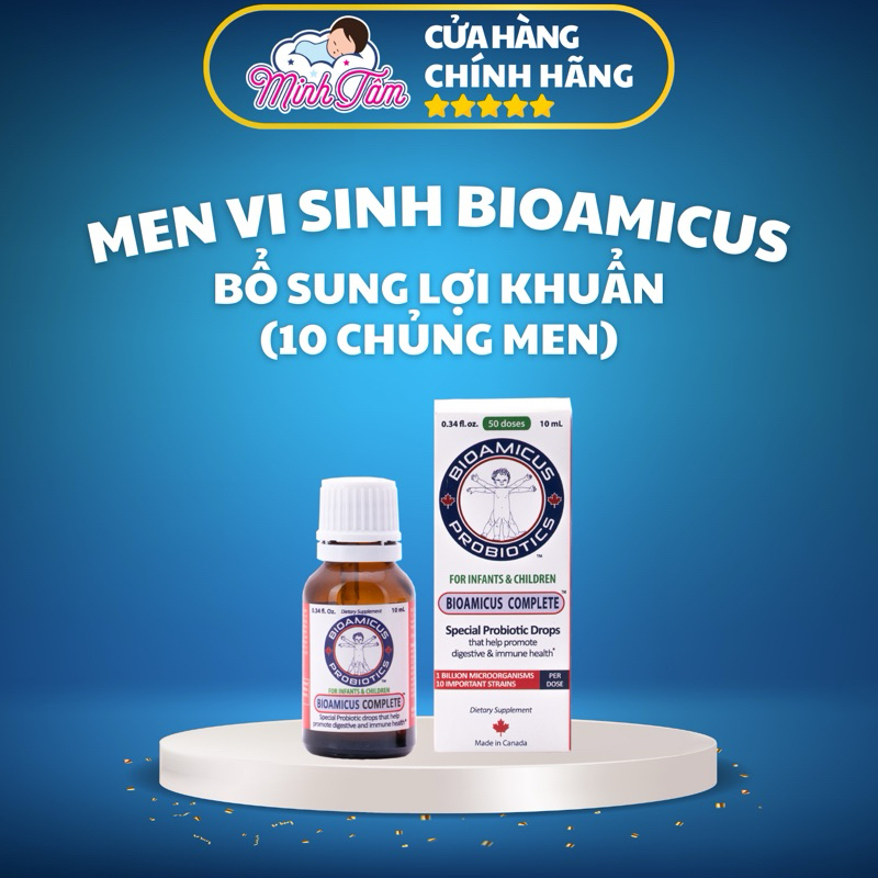 Men vi sinh 10 chủng Bioamicus Complete (10ml) | Shopee Việt Nam