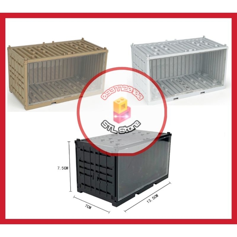 Thùng Container Đồ chơi Lắp ráp 1 Thùng Chứa cỡ Lớn Cho Minifigure ...