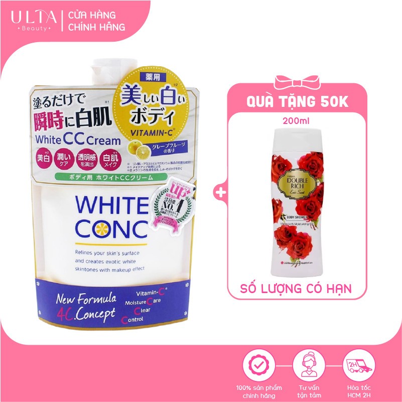 Kem Dưỡng Trắng Nâng Tông Toàn Thân White Conc White CC Cream (200g ...