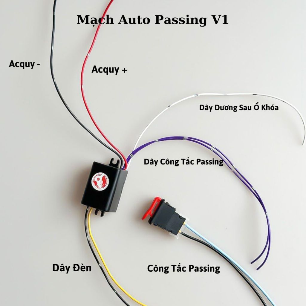 Mạch Auto Passing V1 - Dùng Cho Đèn Trợ Sáng 1 Màu 1 Chế Độ - Bảo Hành 6 Tháng | Shopee Việt Nam