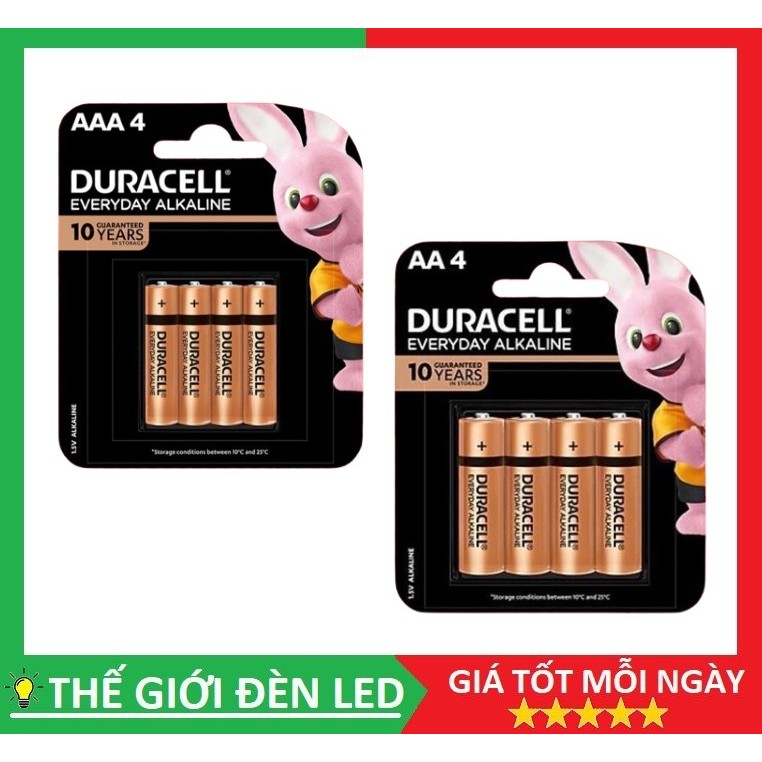 Pin Duracell 2A(AA), 3A(AAA) pin trung pin đại hàng chính hãng ( Giá 1 ...