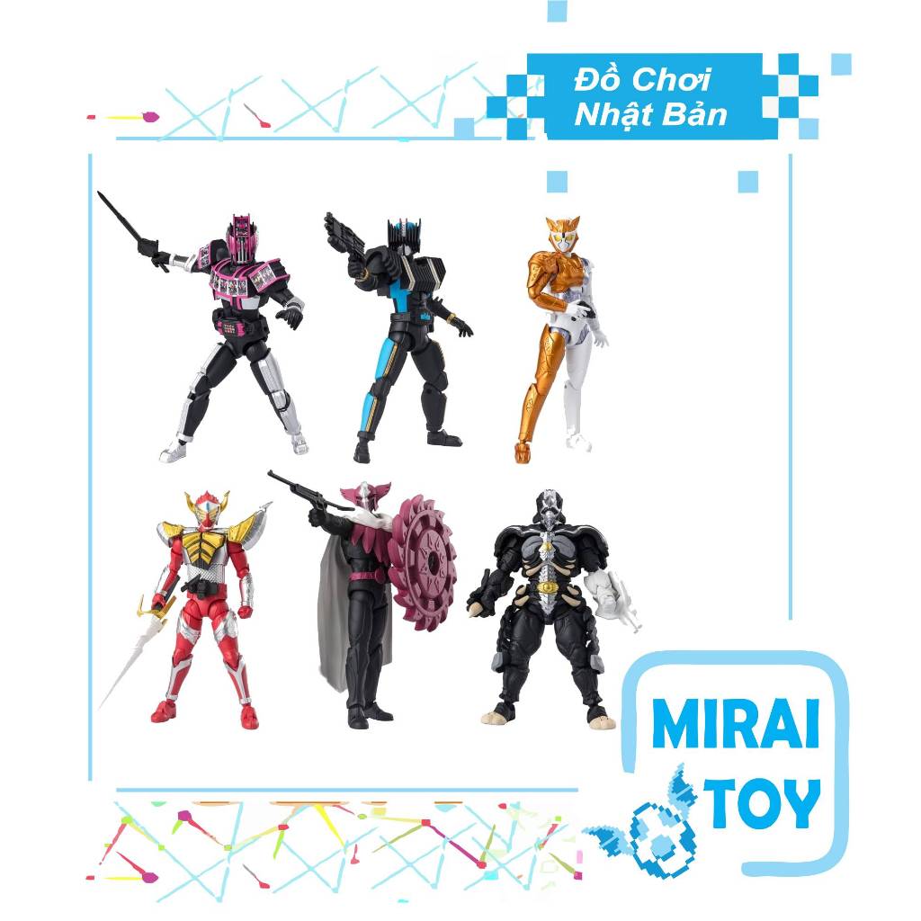 Mô hình động SHODO-XX Vol 7 Kamen Rider Decade Diend Baron Zero One ...
