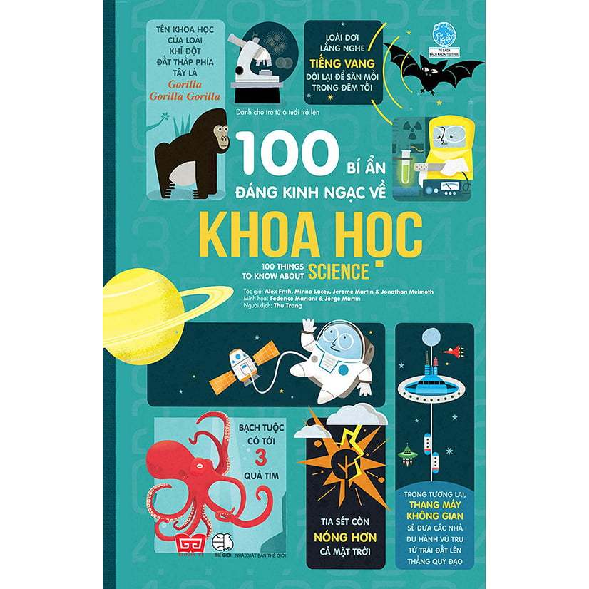 Sách 100 bí ẩn đáng kinh ngạc về Khoa học (usborne - 100 things to know ...