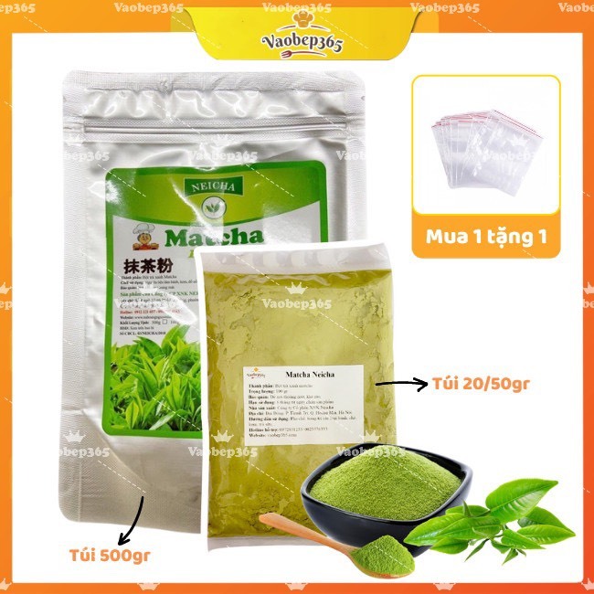 Bột Matcha Neicha Đài Loan nguyên chất, không hương liệu, vị nguyên bản ...