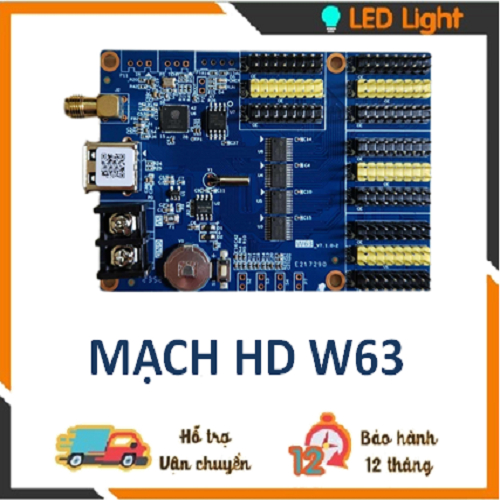 MẠCH HD W63 - Card Wifi điều khiển LED ma trận 1 màu, 3 màu | Shopee ...