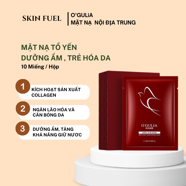 [CHÍNH HÃNG ] MẶT NẠ TỔ YẾN DƯỠNG ẨM NGĂN NGỪA LÃO HÓA MẶT NẠ NỘI ĐỊA ...