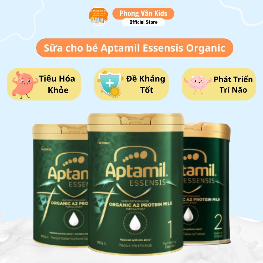 Sữa bột APTAMIL ESSENSIS số 1,2,3 bổ sung dưỡng chất giúp bé tiêu hóa tốt, tăng đề kháng, xương ...