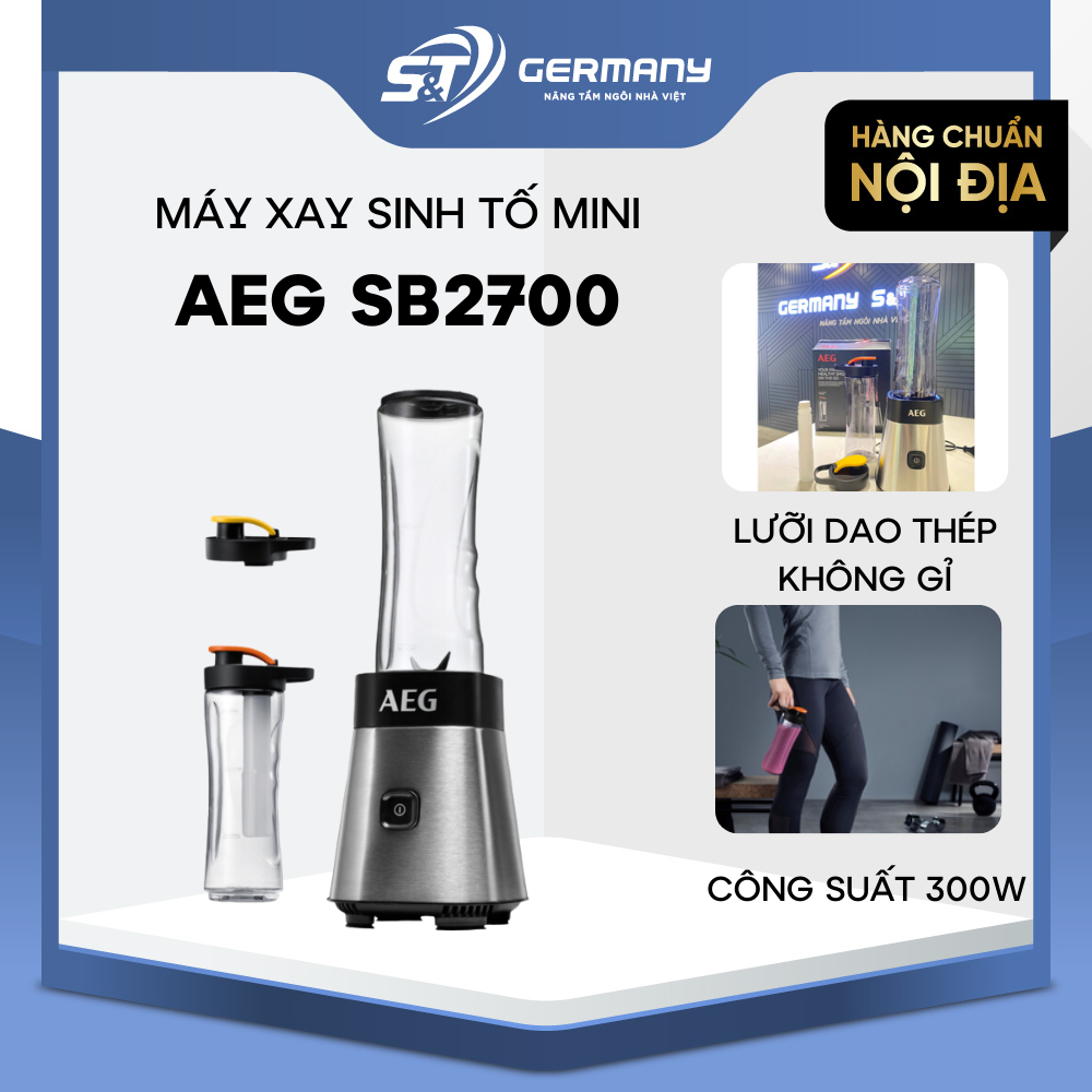 Máy Xay Sinh Tố Mini AEG SB2700 Nội Địa Đức, Máy Xay Sinh Tố Đa Năng ...