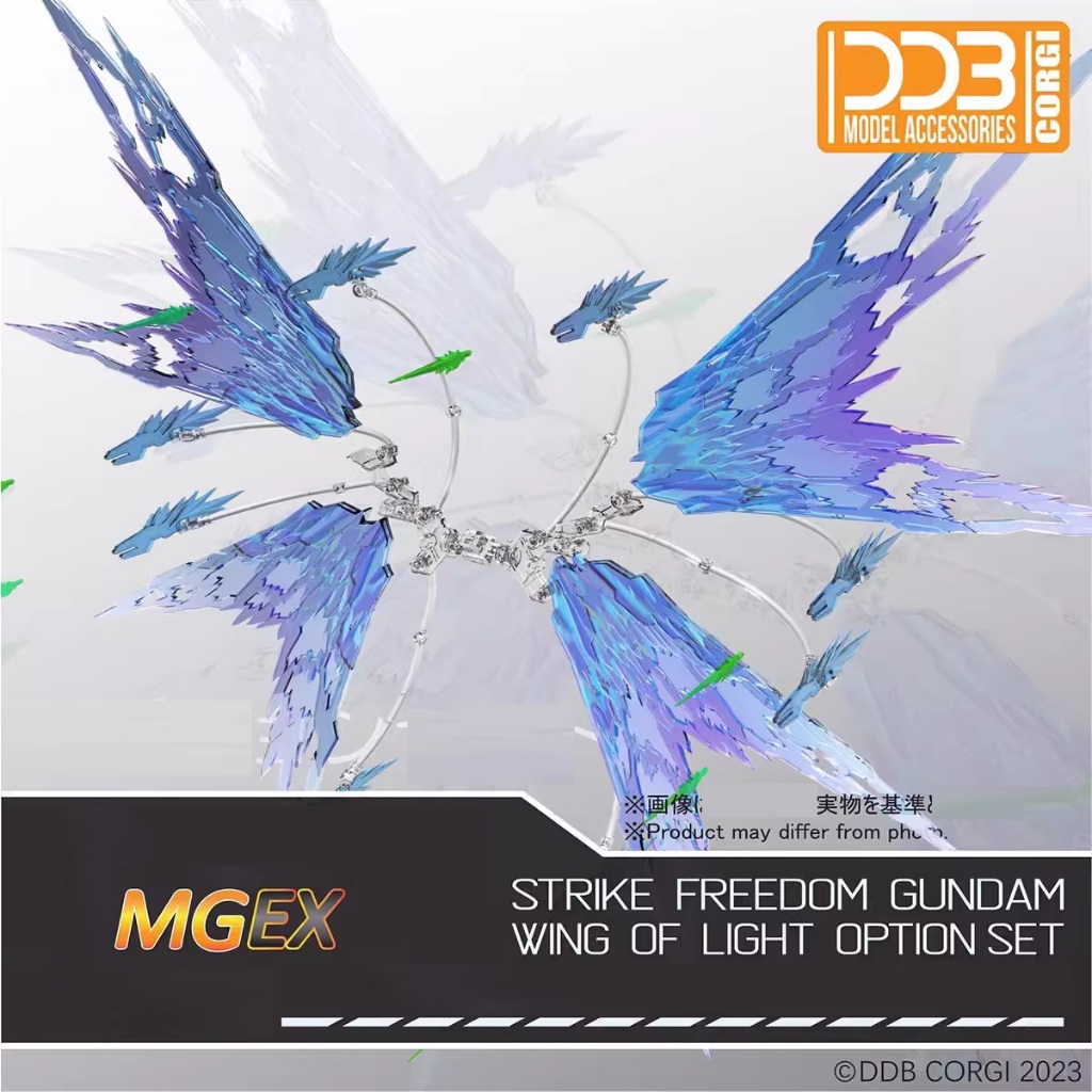 Bộ mô hình effect Wing of Light dành cho MGEX Strike Freedom Gundam ...