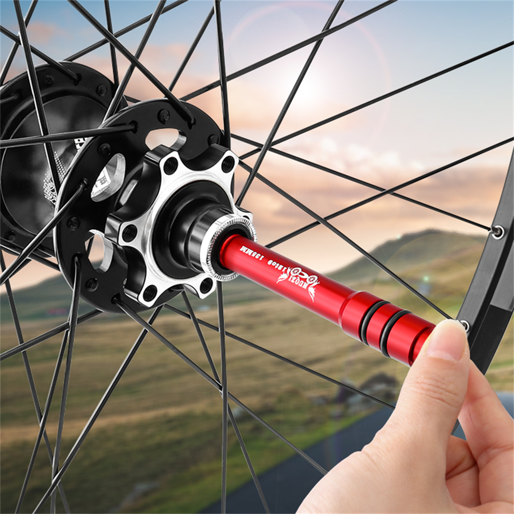 Trục chuyển đổi hub xe đạp 12mm to 9mm Quick Release Thru Axle Adapter ...