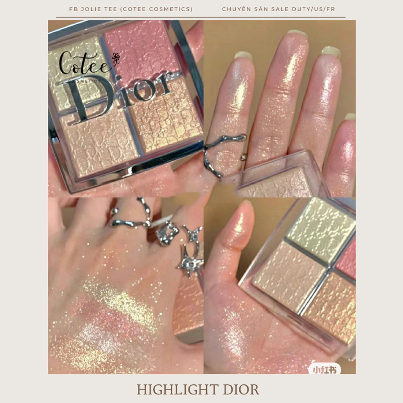 Highlight Dior Backstage Glow Palette 001 002 004 | Shopee Việt Nam