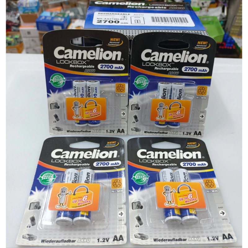 Pin Sạc AA Camelion 2700mAh/ 1.2v ( Vỉ 2 Viên ) | Shopee Việt Nam